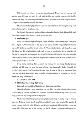 Tieu luan Quản trị Chiến lược Vinamilk | DOCX