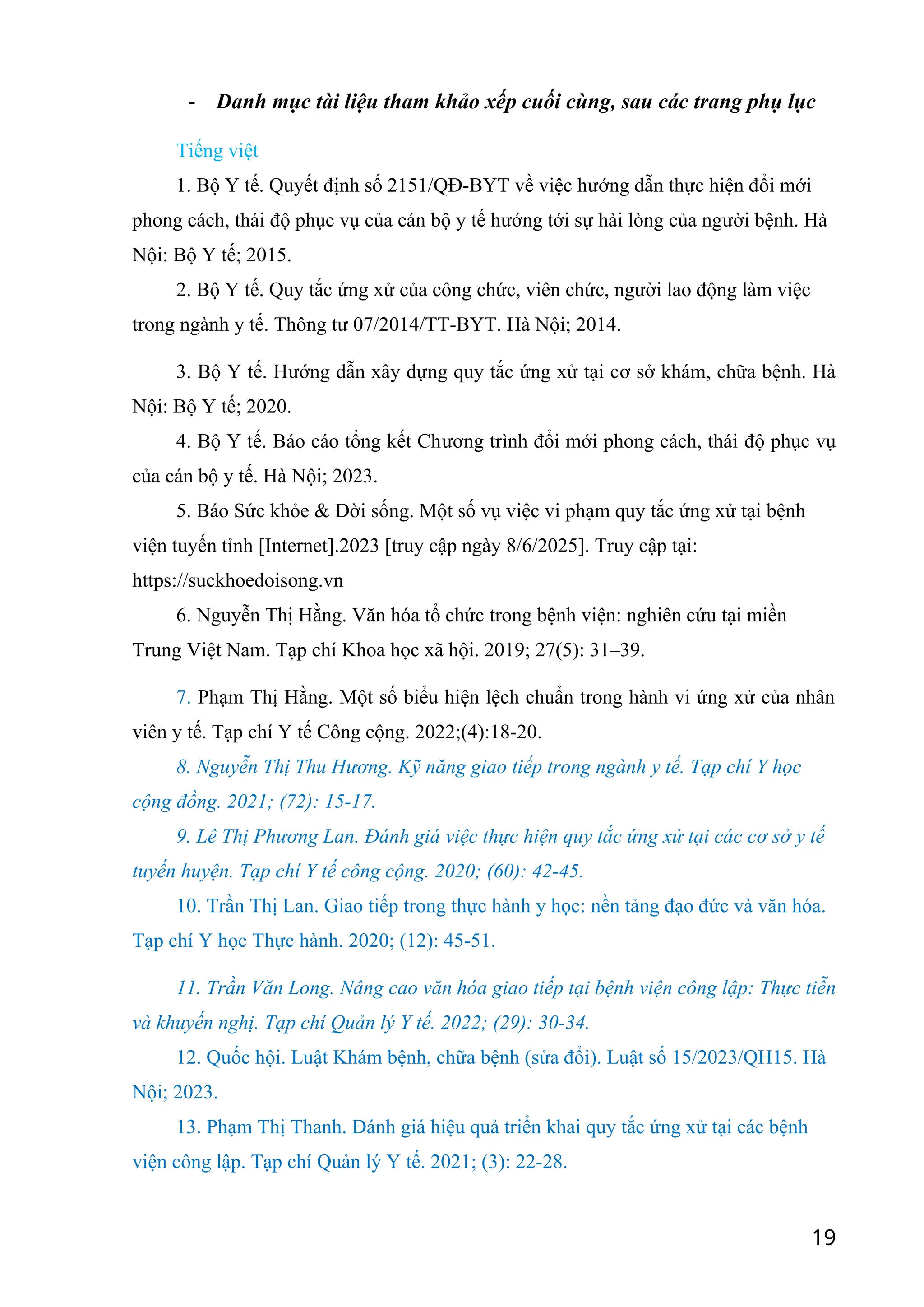 bai tieu luan cuoi khoa chuc danh nghe nghiep hang III | DOC