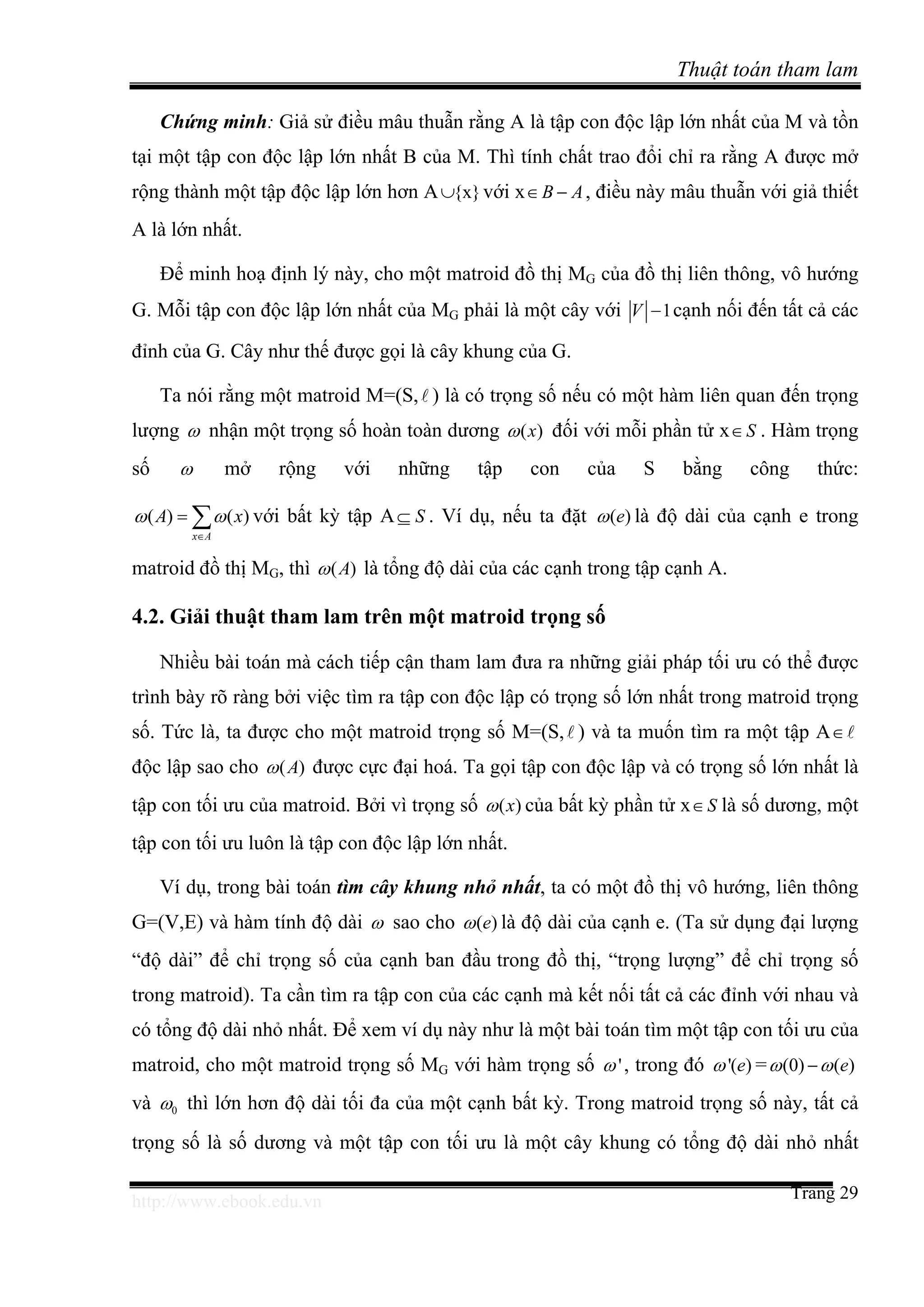 Tiểu luận học phần Phân tích Thi ết kế thuật toán-Thuật toán tham lam ...