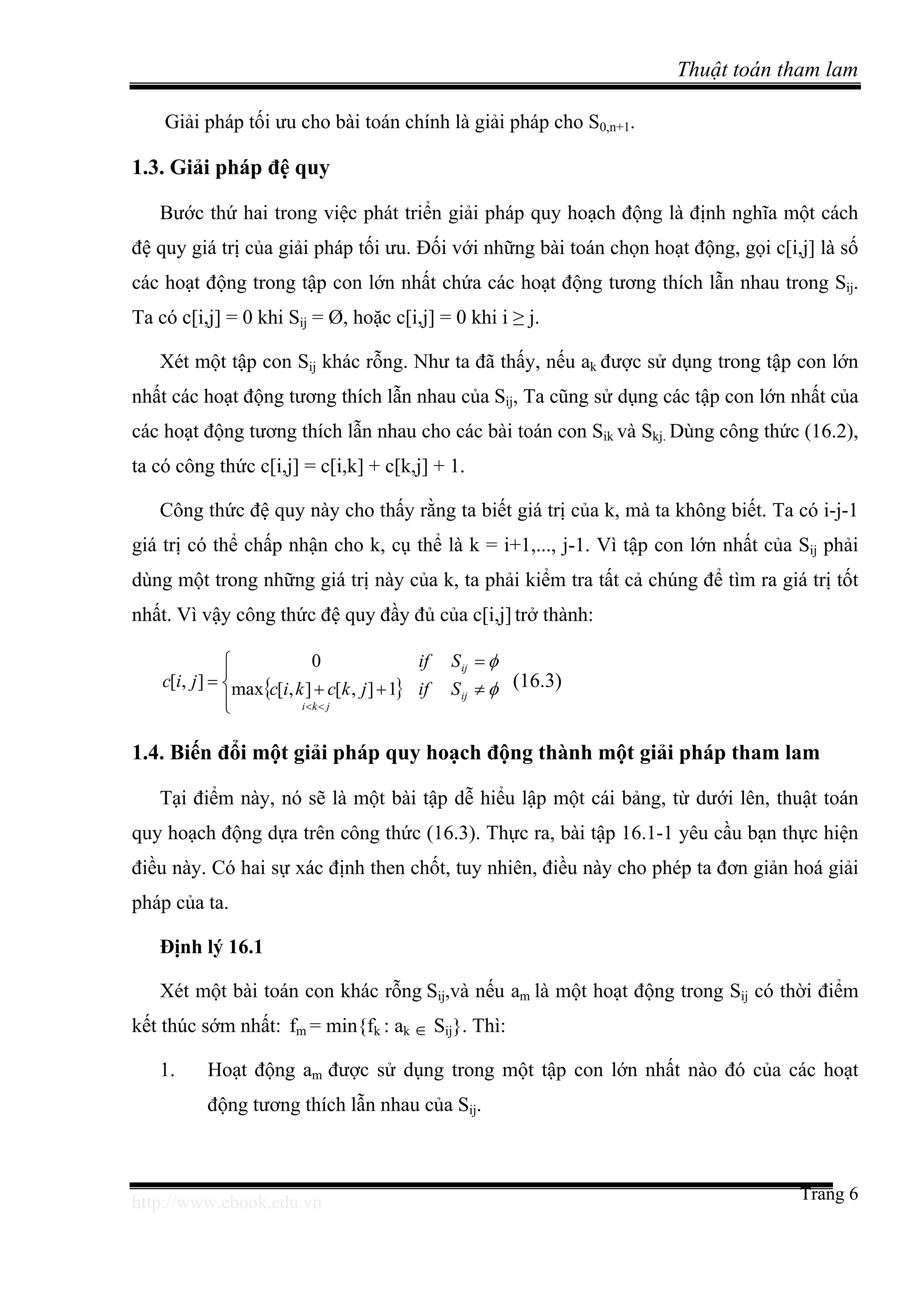 Tiểu luận học phần Phân tích Thi ết kế thuật toán-Thuật toán tham lam ...