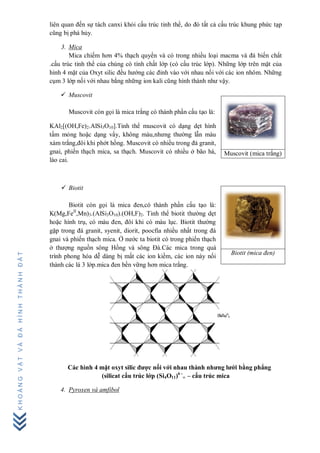 Tieu luan khoang vat va da hinh thanh dat | PDF