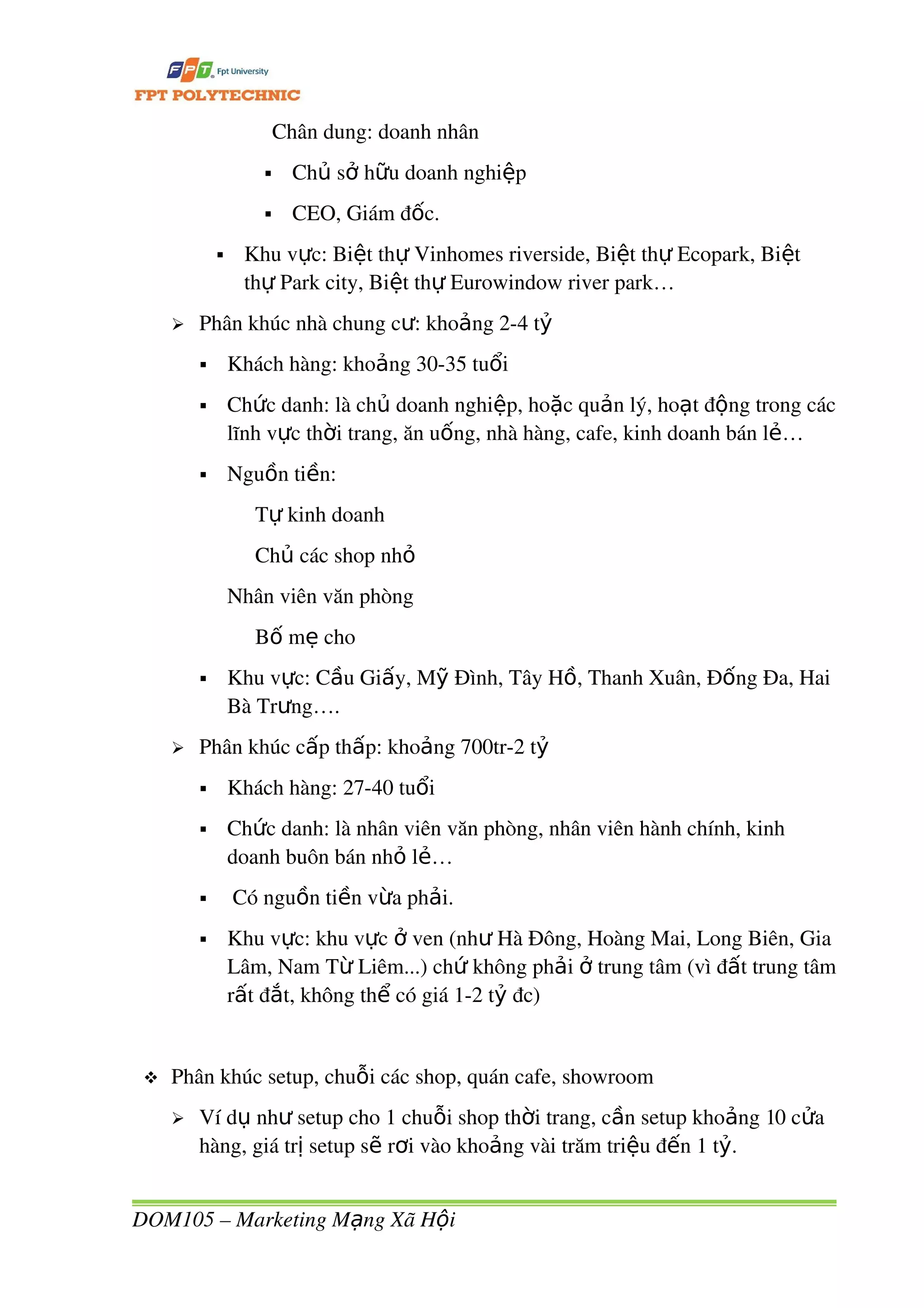 Tiểu luận môn Marketing mạng xã hội_ Xây dựng chiến lược truyền thông mạng xã hội cho công ty ...