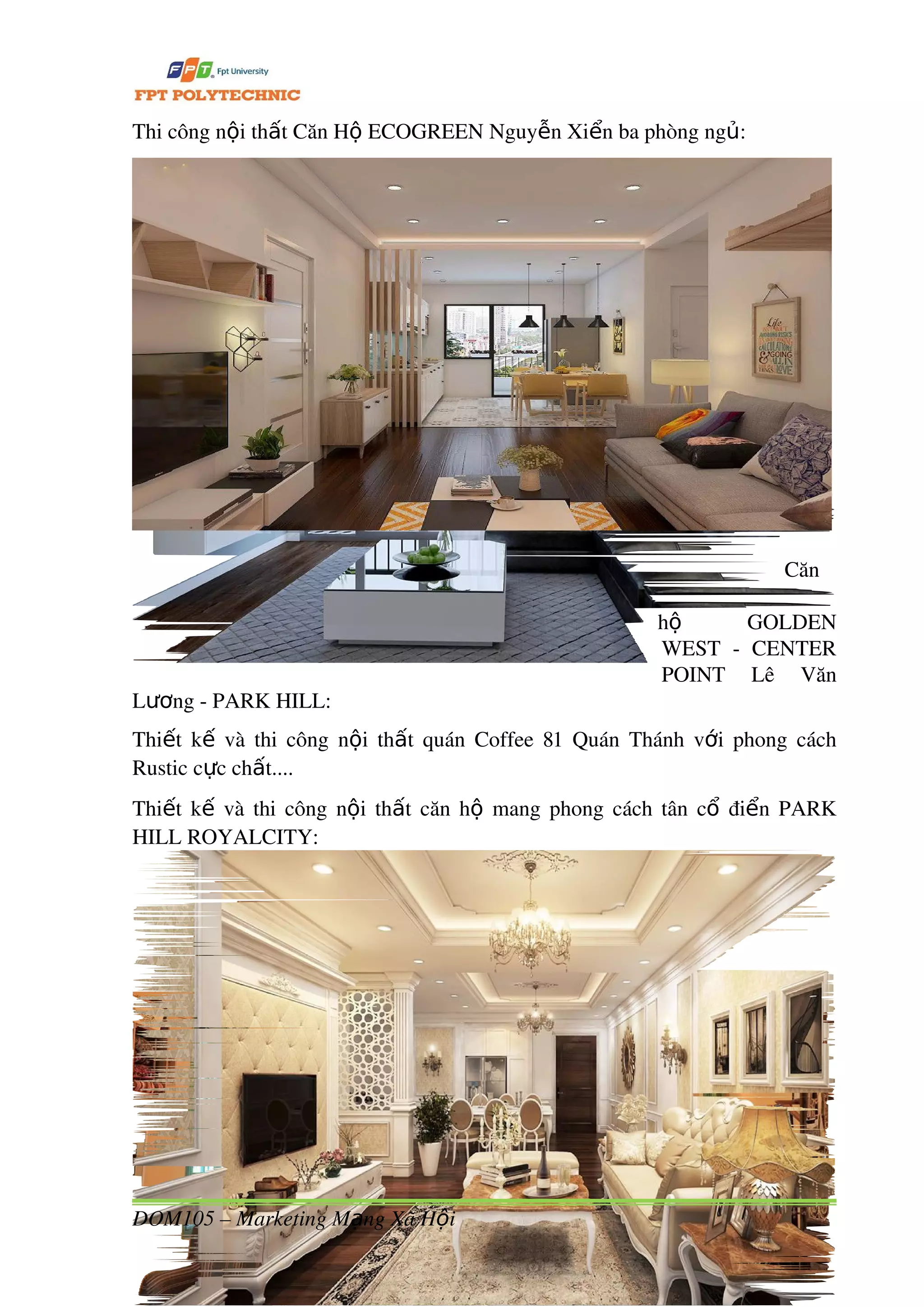 Tiểu luận môn Marketing mạng xã hội_ Xây dựng chiến lược truyền thông mạng xã hội cho công ty ...