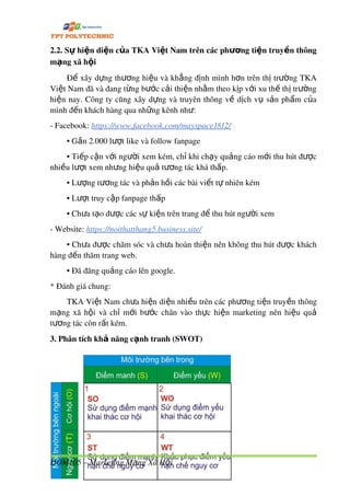 Tiểu luận môn Marketing mạng xã hội_ Xây dựng chiến lược truyền thông mạng xã hội cho công ty ...