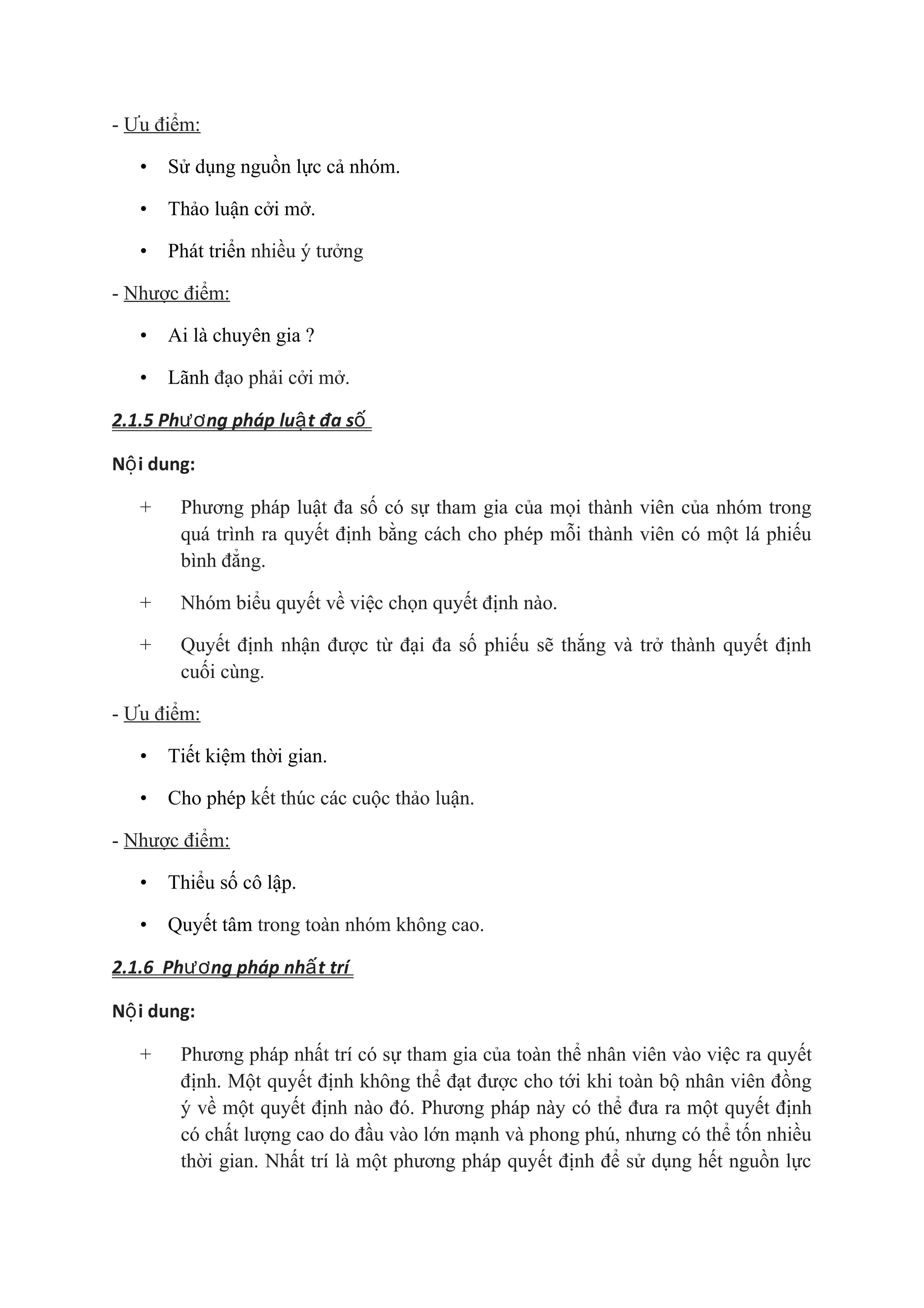 Quản trị học - Ra quyết định quản trị | DOC