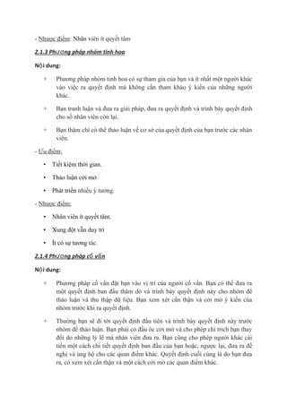 Quản trị học - Ra quyết định quản trị | DOC