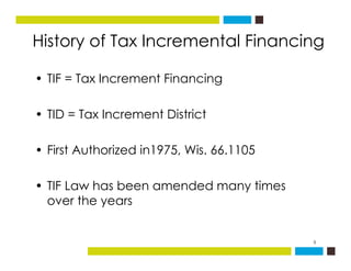 TIF-102 Development Incentives vs. Community Goals | PPT
