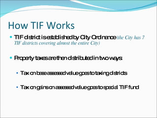 TIF & Property Taxes | PPT
