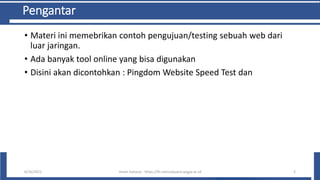 Website testing dan report | PPT
