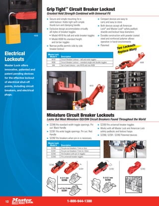 Catalogue khoa LOTO (Lockout Tagout)_TIFACO | PDF