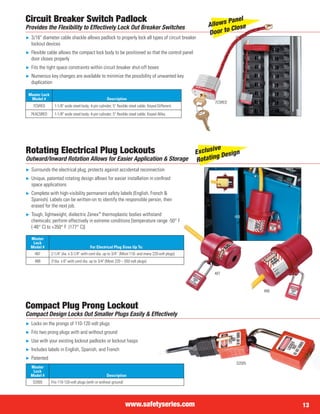 Catalogue khoa LOTO (Lockout Tagout)_TIFACO | PDF