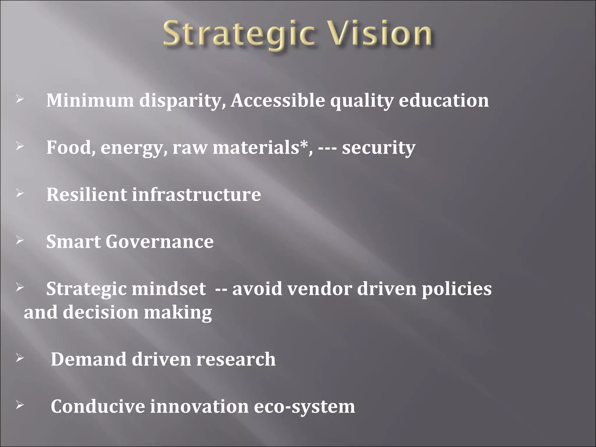 TIFAC: Technology Vision 2035 | PPT TIFAC: Technology Vision 2035 | PPT