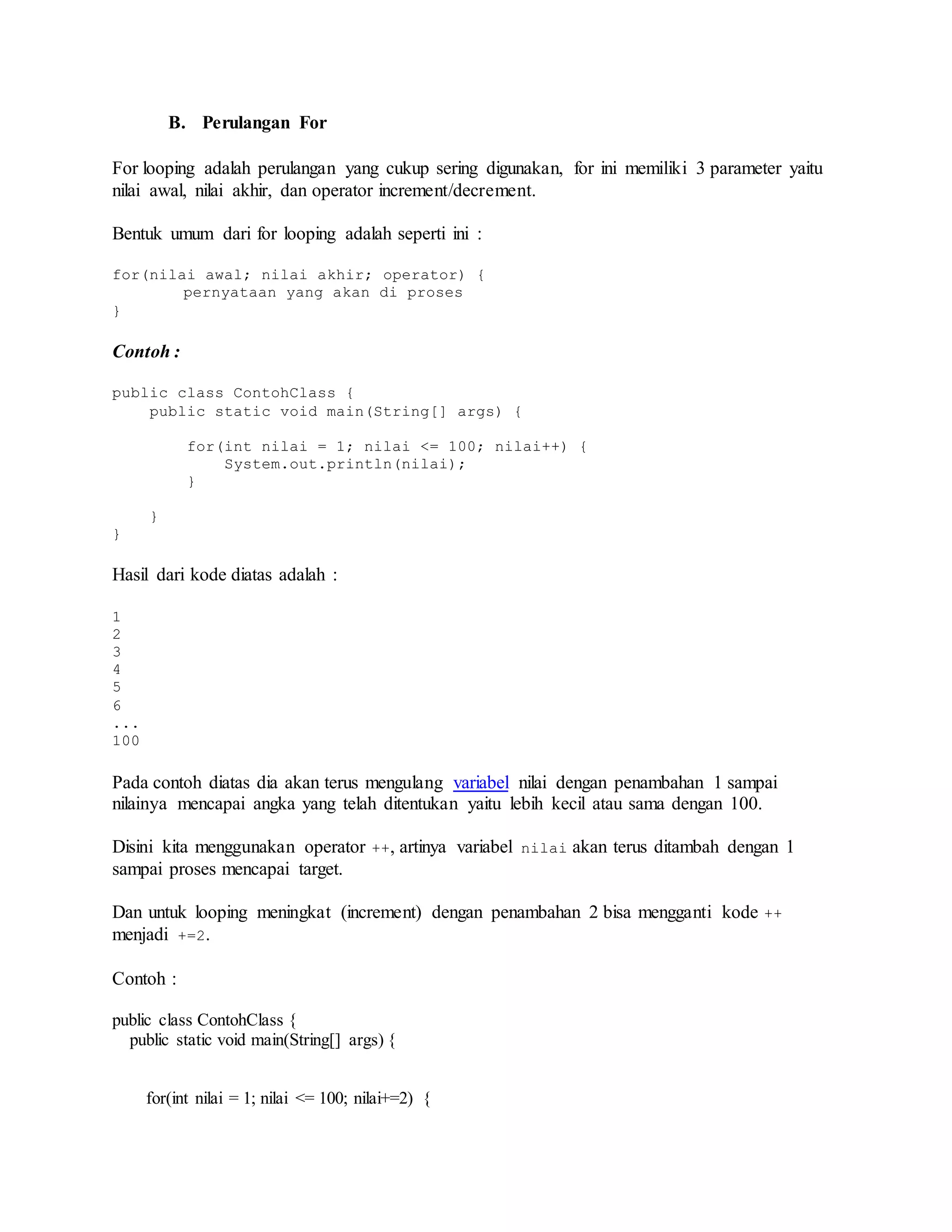 Tifanieindahyulianti 1610530183 tugasperulangan_algoritma_muhammadyunus | DOCX