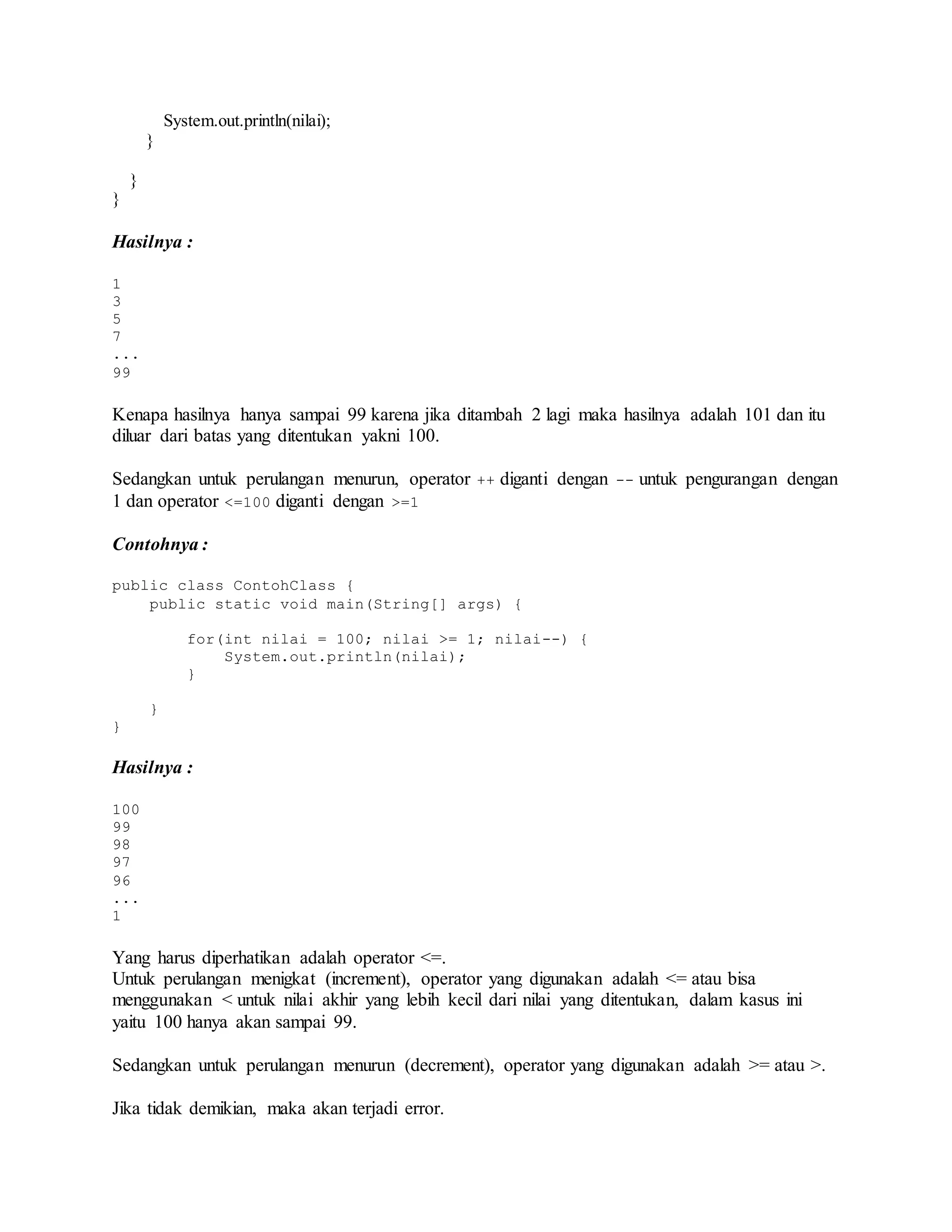 Tifanieindahyulianti 1610530183 tugasperulangan_algoritma_muhammadyunus | DOCX