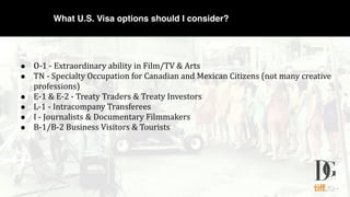 Cross-Border Canadian Visa Options for Filmmakers and Other Artists | PPT