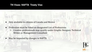 Cross-Border Canadian Visa Options for Filmmakers and Other Artists | PPT