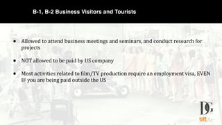 Cross-Border Canadian Visa Options for Filmmakers and Other Artists | PPT