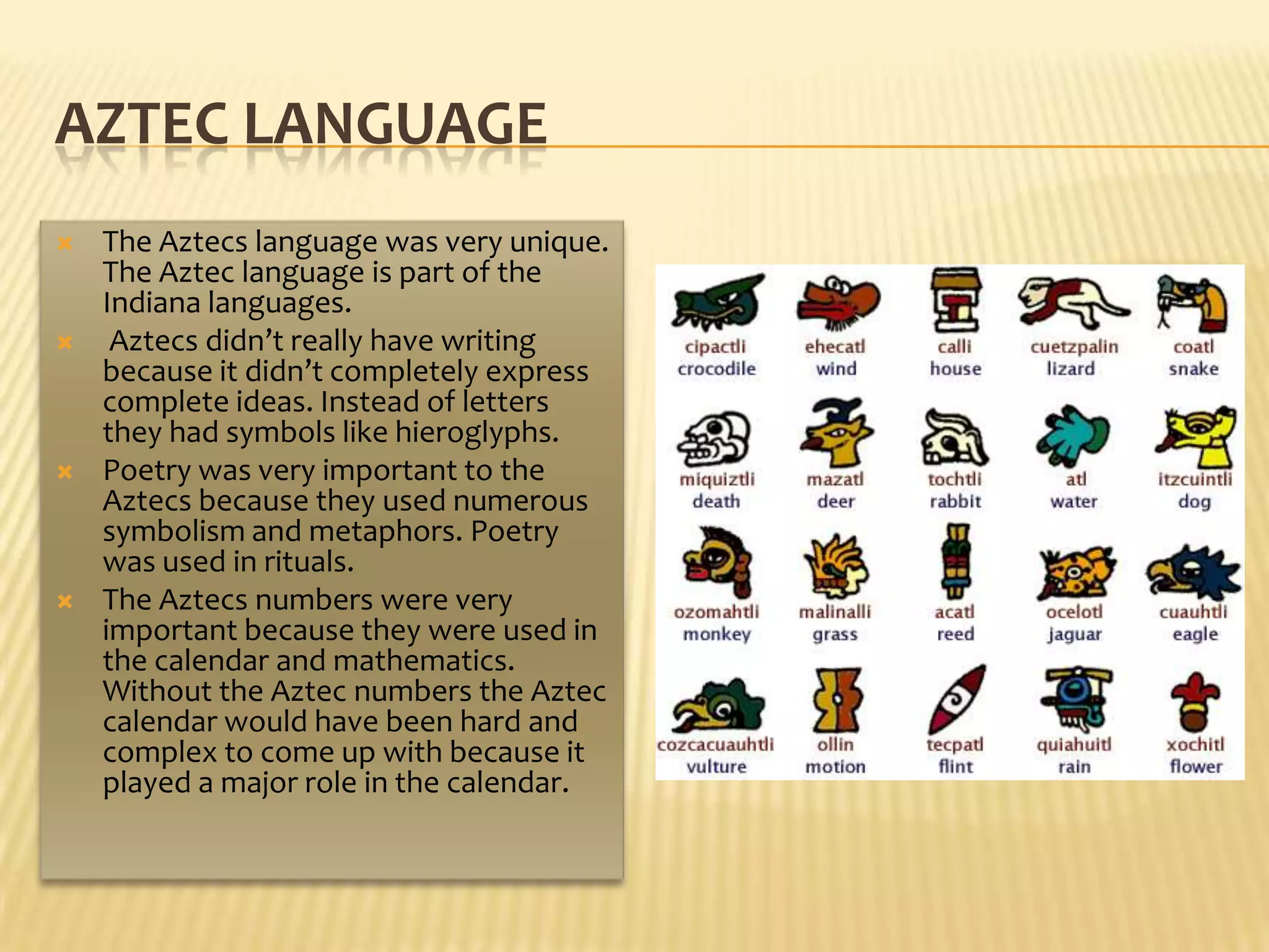 Tiffany Aztec Culture | PPTX