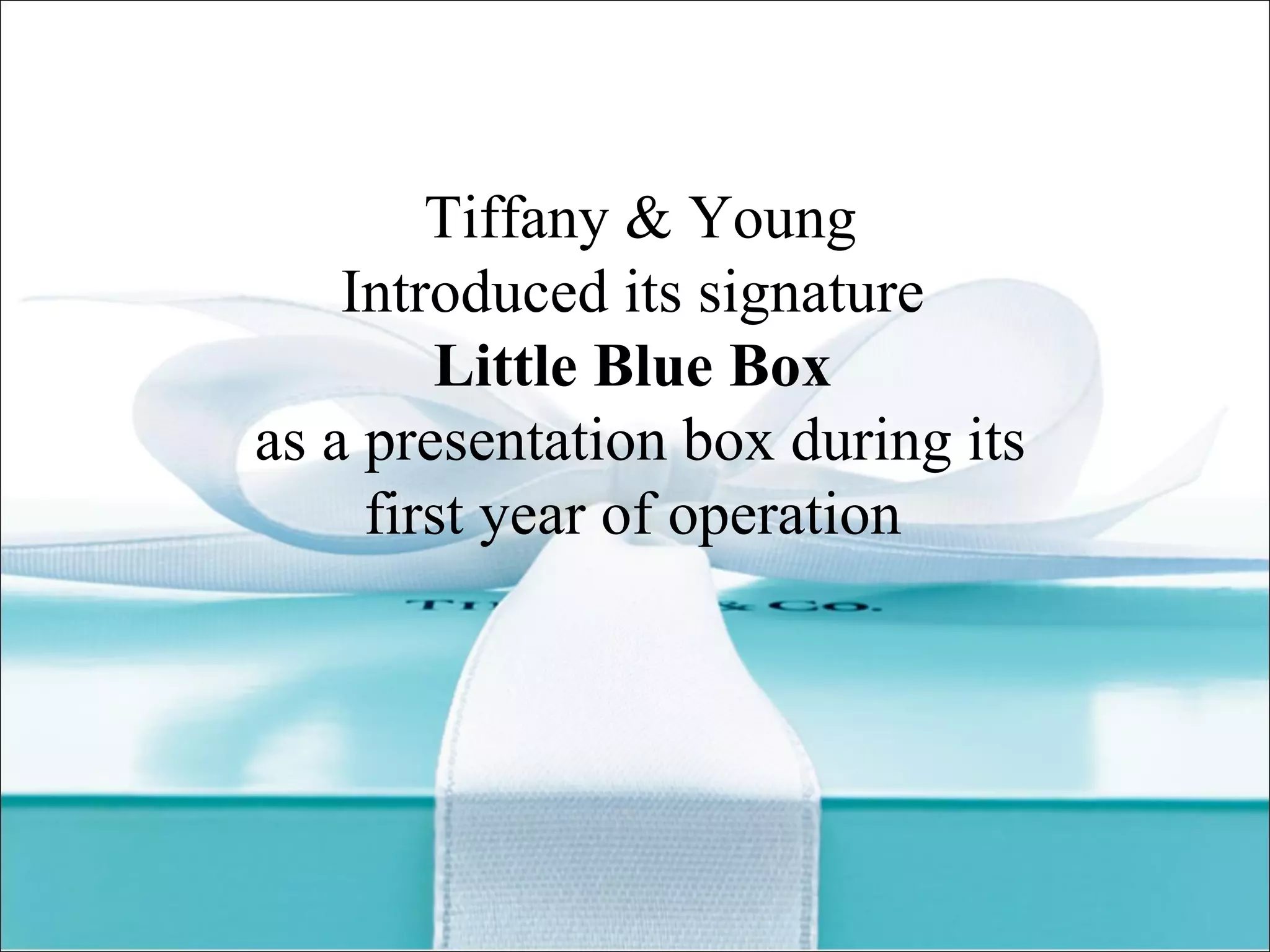 Tiffany Business Model Final | PPT