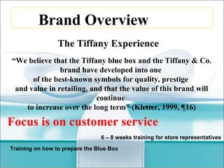 Tiffany Business Model Final | PPT