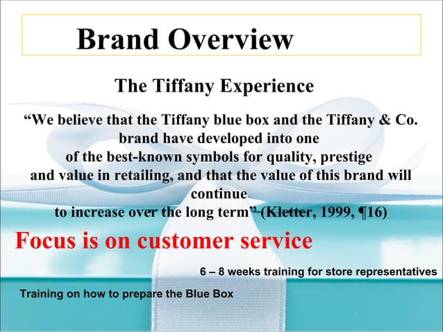 Tiffany Business Model Final | PPT | Business | Business and Finance
