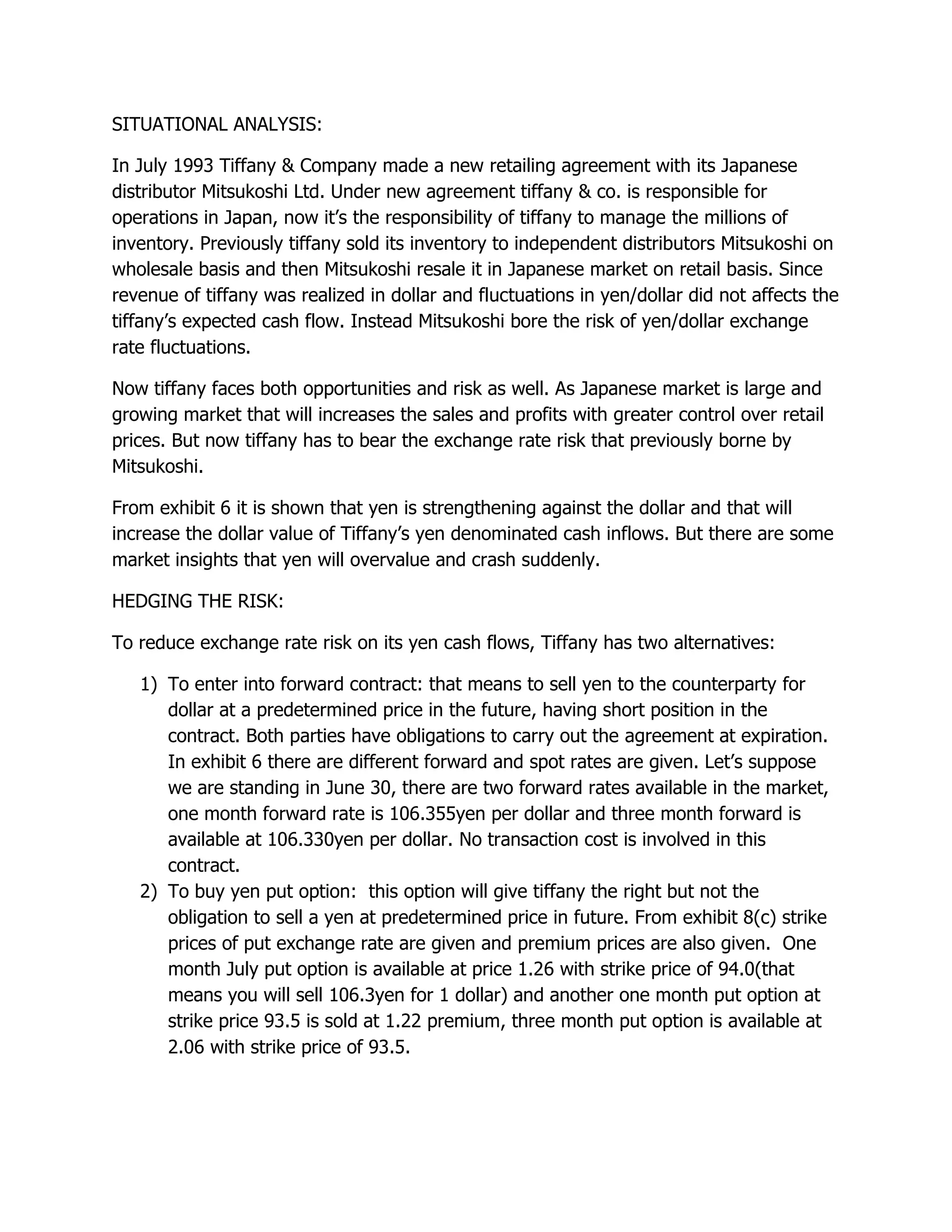 Tiffany case 2 | DOCX