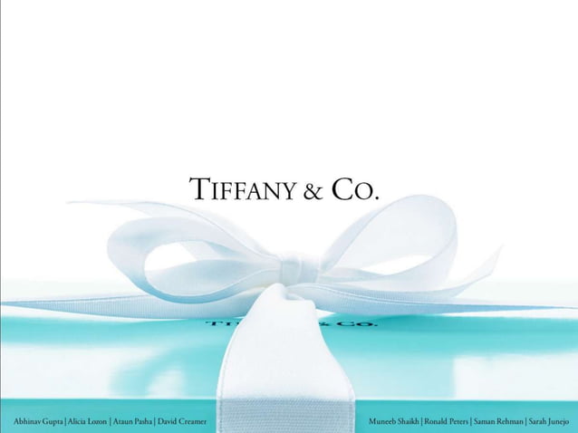 Tiffany & Co. - Strategy | PPTX