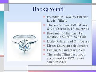 Tiffany&co -financial presentation | PPT