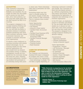 Tiffin university undergraduate brochure | PDF