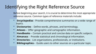 Tracing information from reference sources.pptx