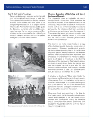 Tig 3 piloting curriculum(1) | PDF