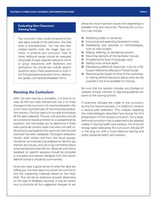 Tig 3 piloting curriculum(1) | PDF