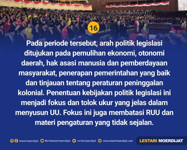 Tiga (3) cara mendesain ulang Prolegnas agar lebih efektif | PPT