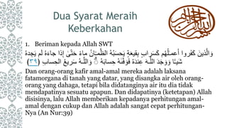 Tiga bentuk keberkahan hidup | PPTX