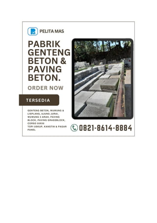 Jalan Aman dan Estetis dengan Paving Jalan Terbaik! | PDF