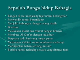 Tiga hal yang harus diwaspadai | PPT