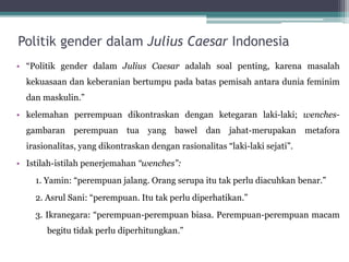 Ulasan Jurnal - Tiga wajah julius caesar | PPTX