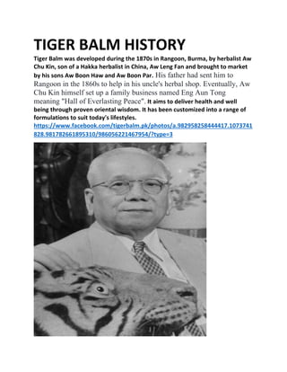 Tiger Balm History and Lim Chin Tsong Palace ခ်င္ေခ်ာင္းနန္းေတာ္ ...