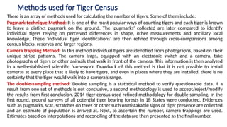 Tiger census, Method, Trend and criticism.pptx