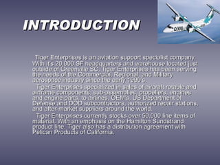 Tiger Company Presentation 10 09 | PPT
