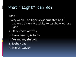 Light and Shadow | PPTX