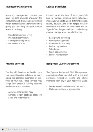 Overview of Club Management System | PDF