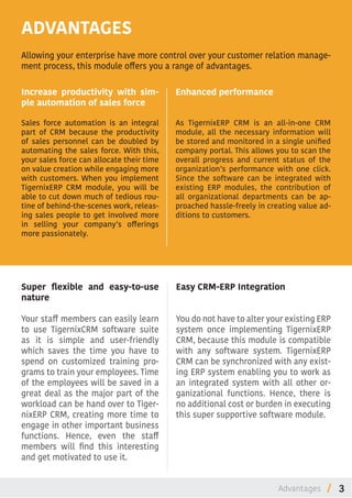 Overview of CRM Module of ERP System | PDF
