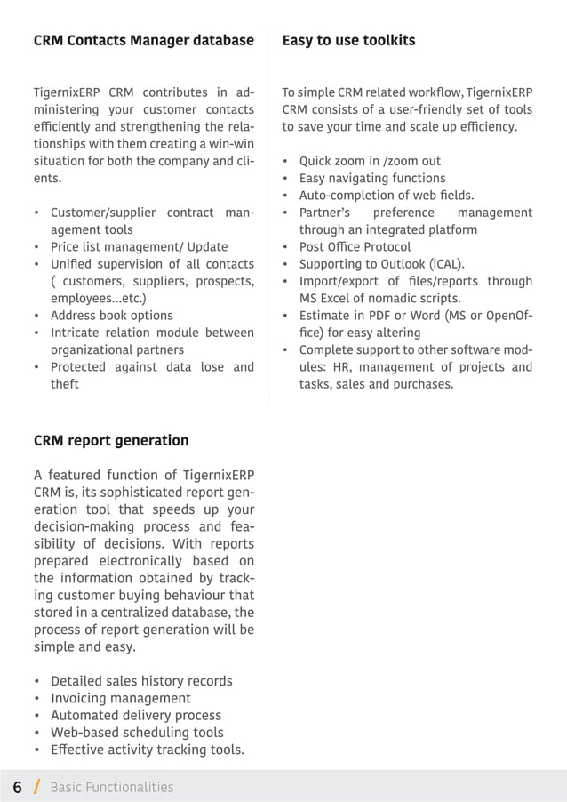 Overview of CRM Module of ERP System | PDF