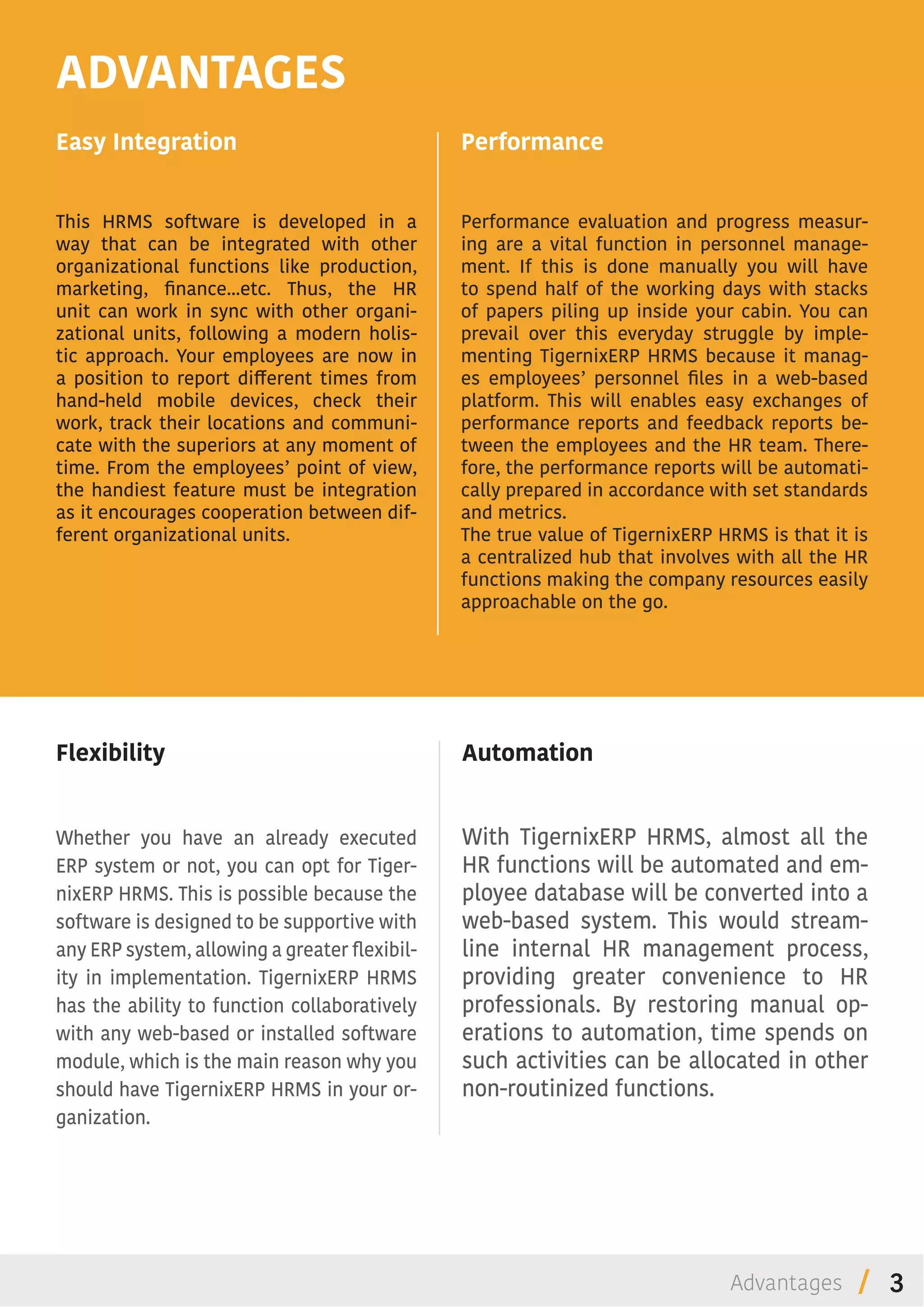 Overview of HRMS Module of ERP System | PDF