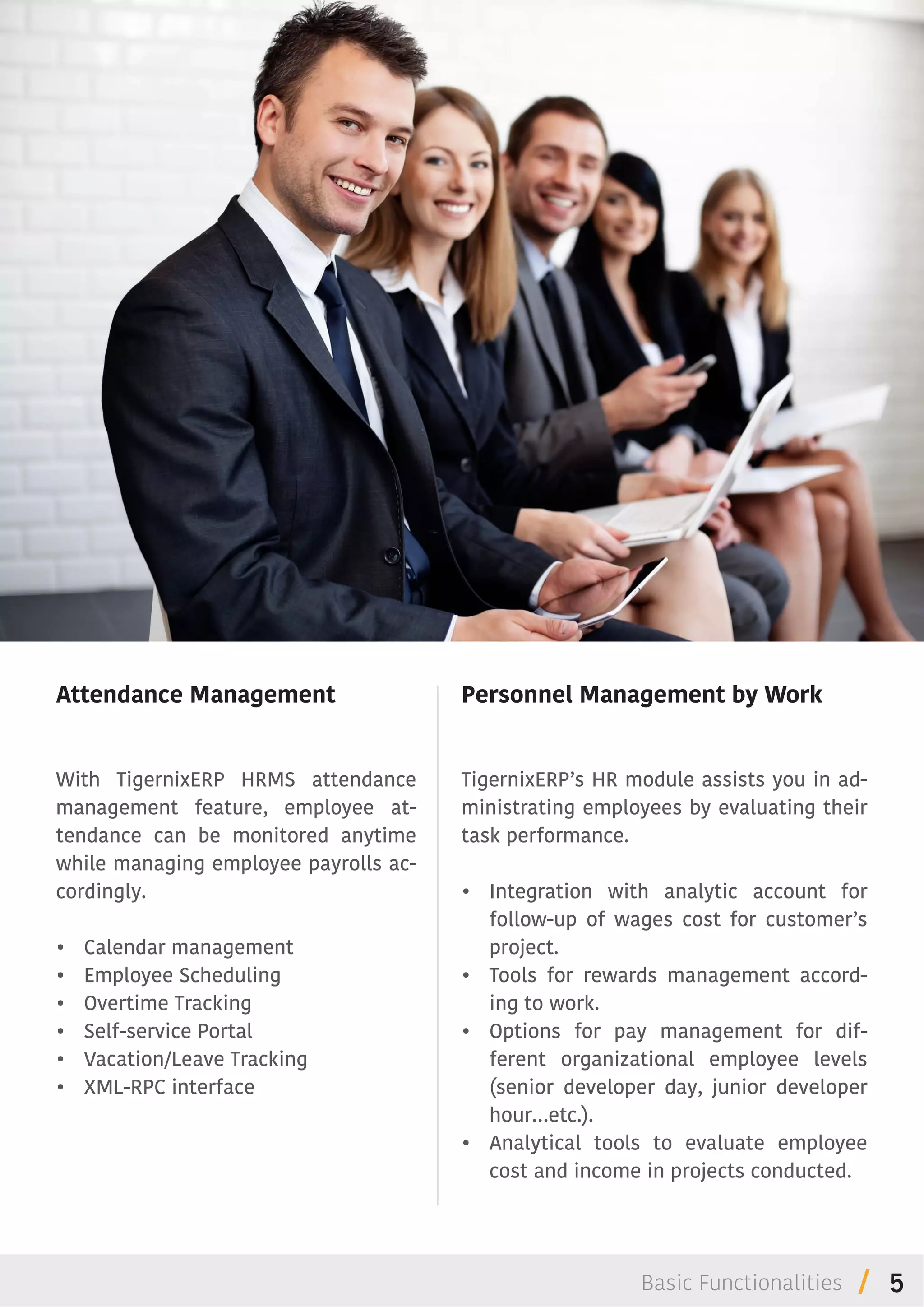 Overview of HRMS Module of ERP System | PDF