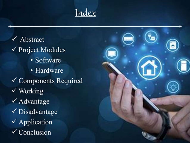 automatic room light control using application | PPT