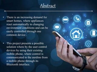 automatic room light control using application | PPT