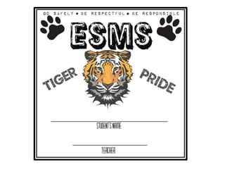 2014-15 Tiger Paw Design Competition | PDF