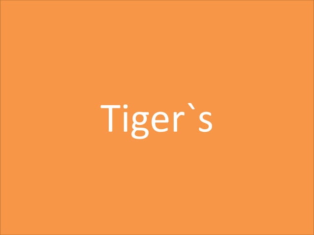 Tiger s2 (1) | PPT
